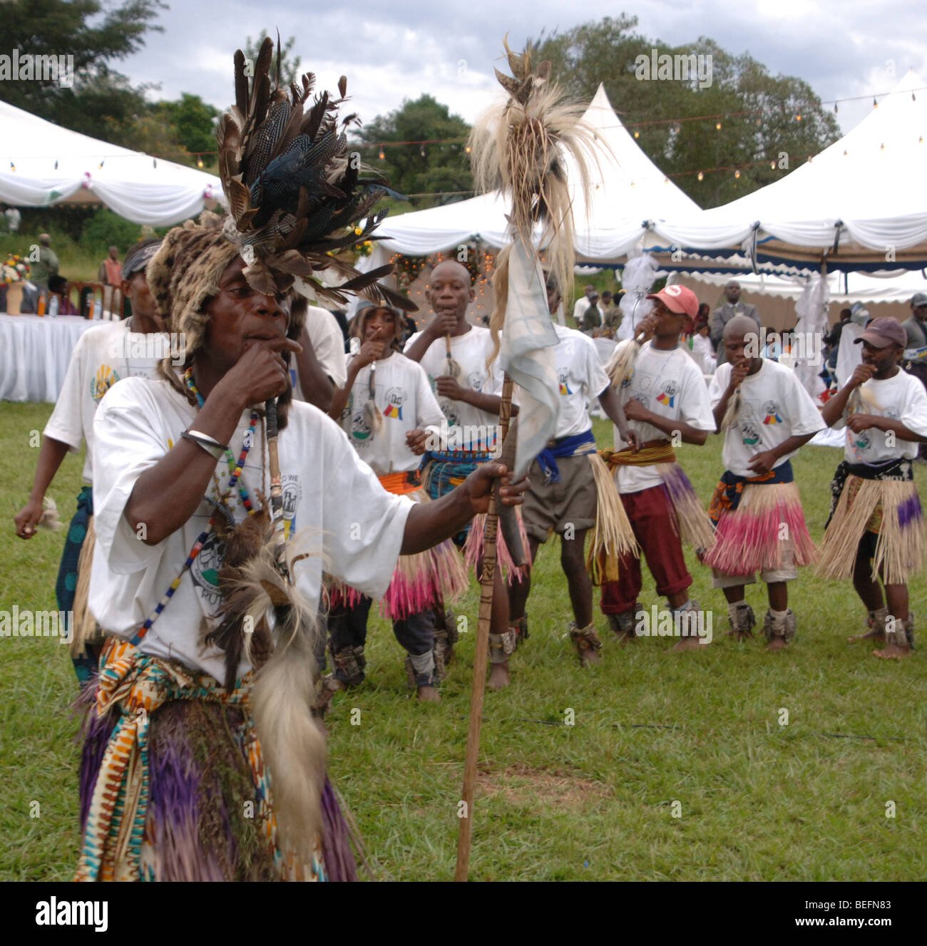 Wedding celebrationsof king mumbere charles Wesley of Bakonzo to Queen ...