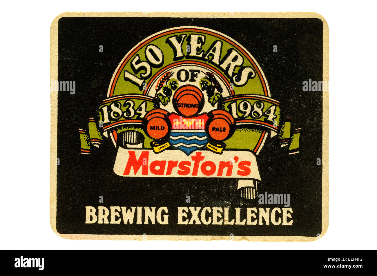 Beer mat drip mat marstons hi-res stock photography and images - Alamy