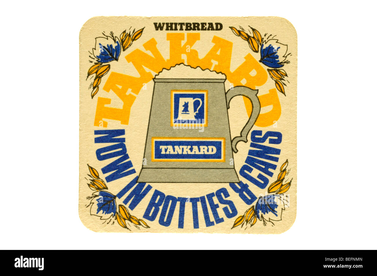 whitbread tankard now in bottle and cans Stock Photo - Alamy