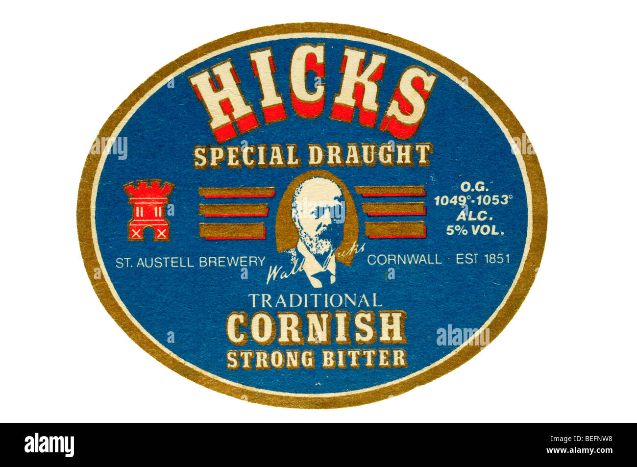hicks special draught traditional cornish strong bitter Stock Photo - Alamy