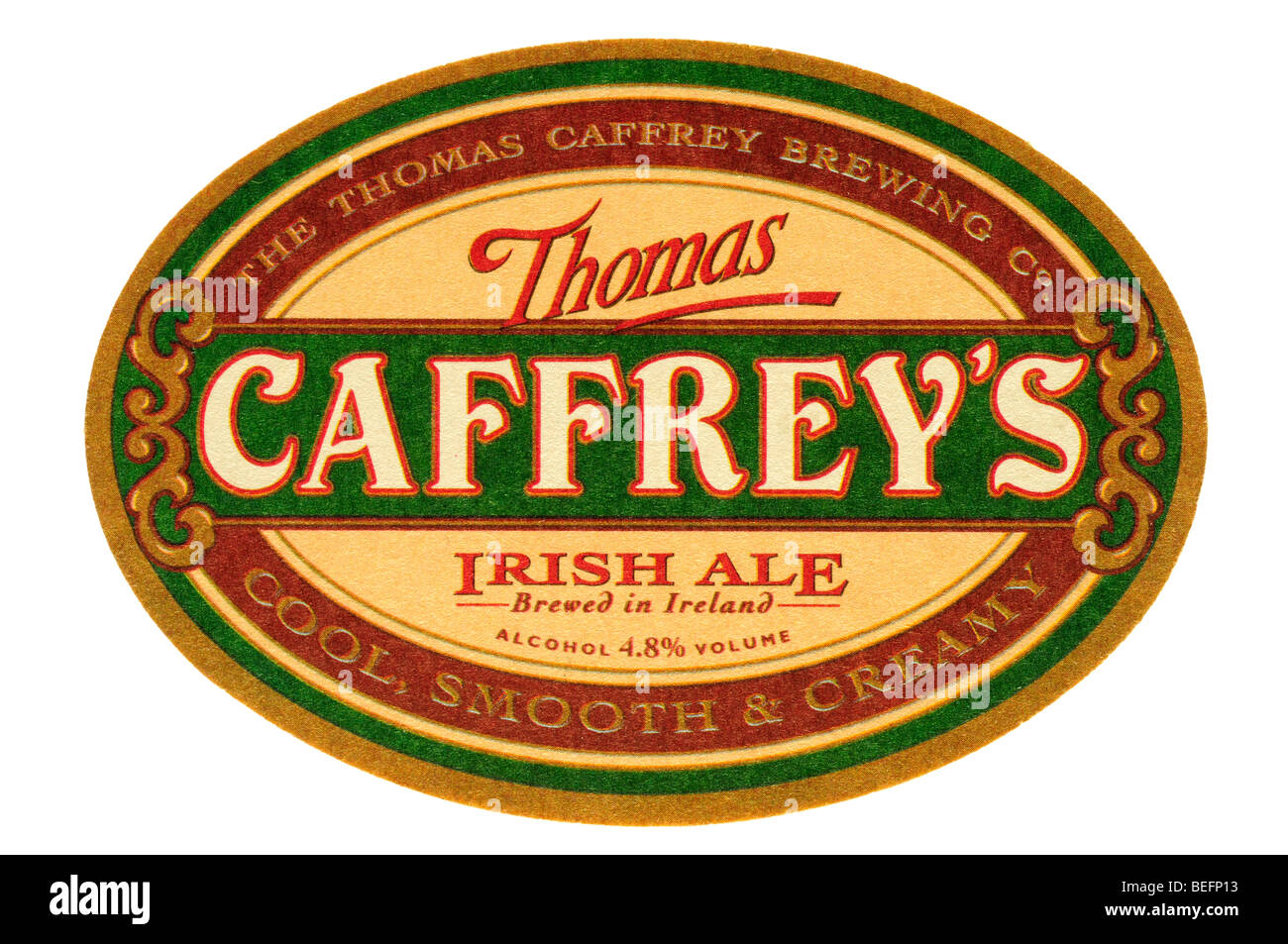 thomas caffreys irish ale cool smooth creamy Stock Photo - Alamy