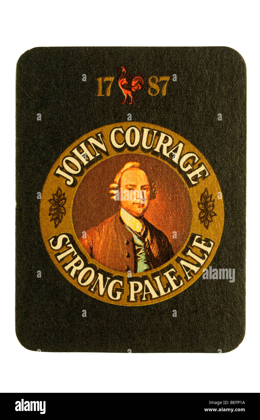 1787 john courage strong pale ale Stock Photo - Alamy
