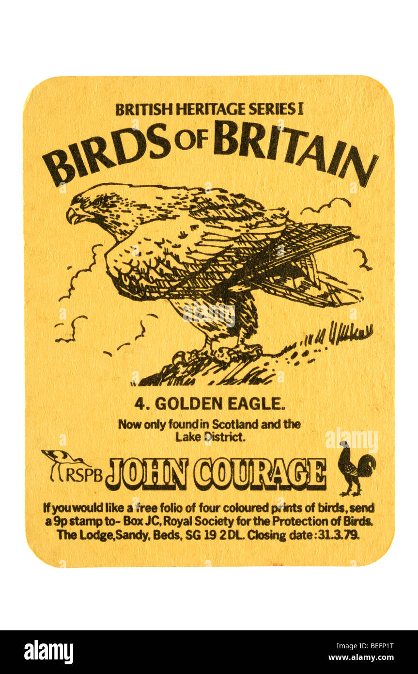 british heritage series 1 birds of britain 4. golden eagle rspb john ...