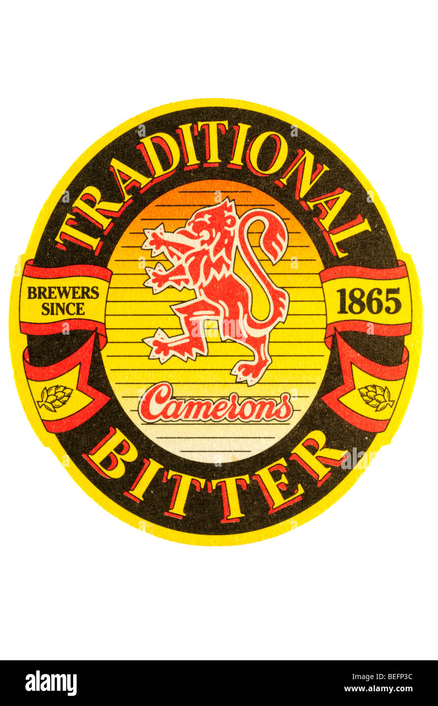 camerons traditional bitter brewers since 1865 Stock Photo - Alamy
