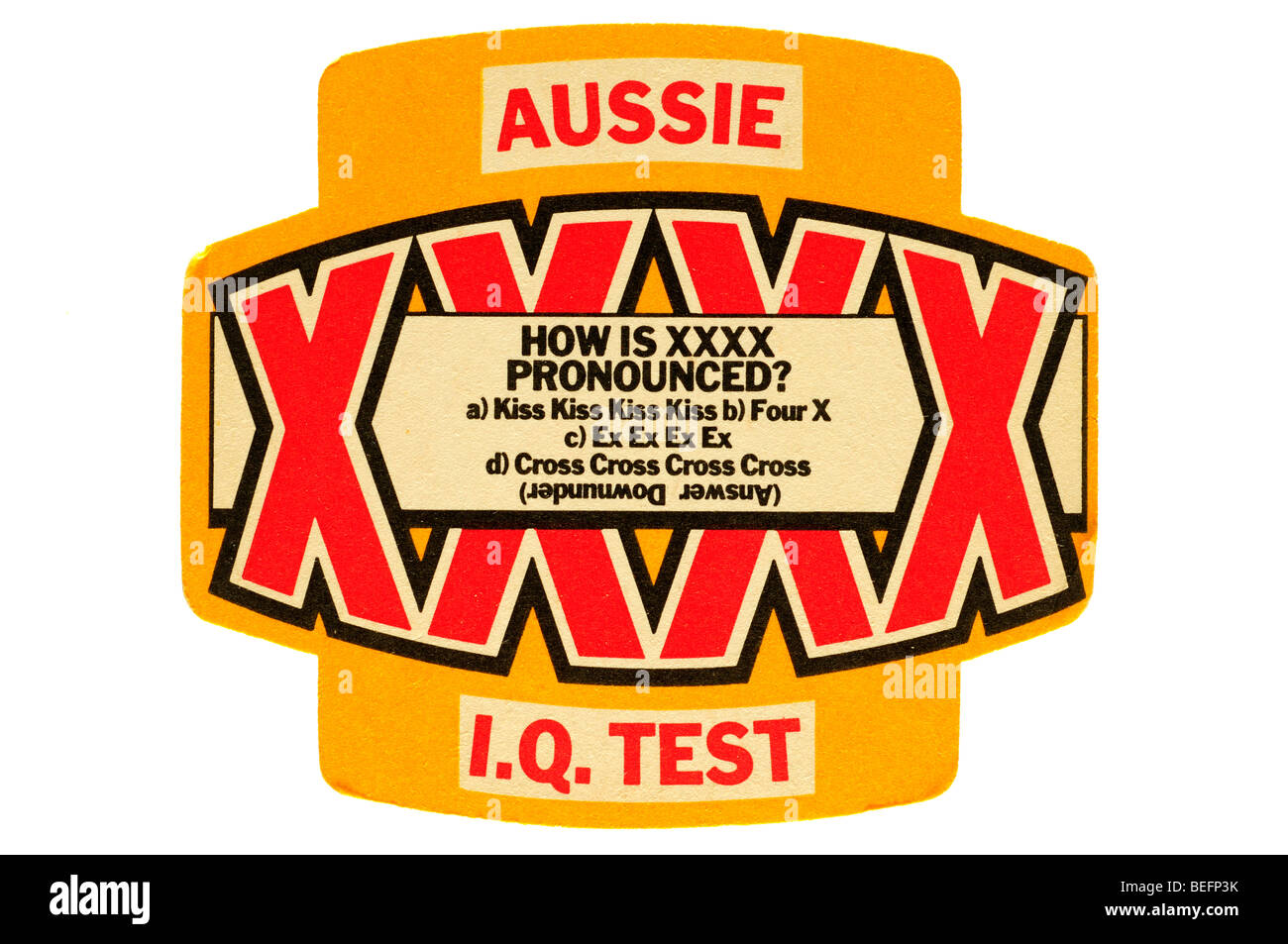 aussie XXXX castlemaine Stock Photo - Alamy