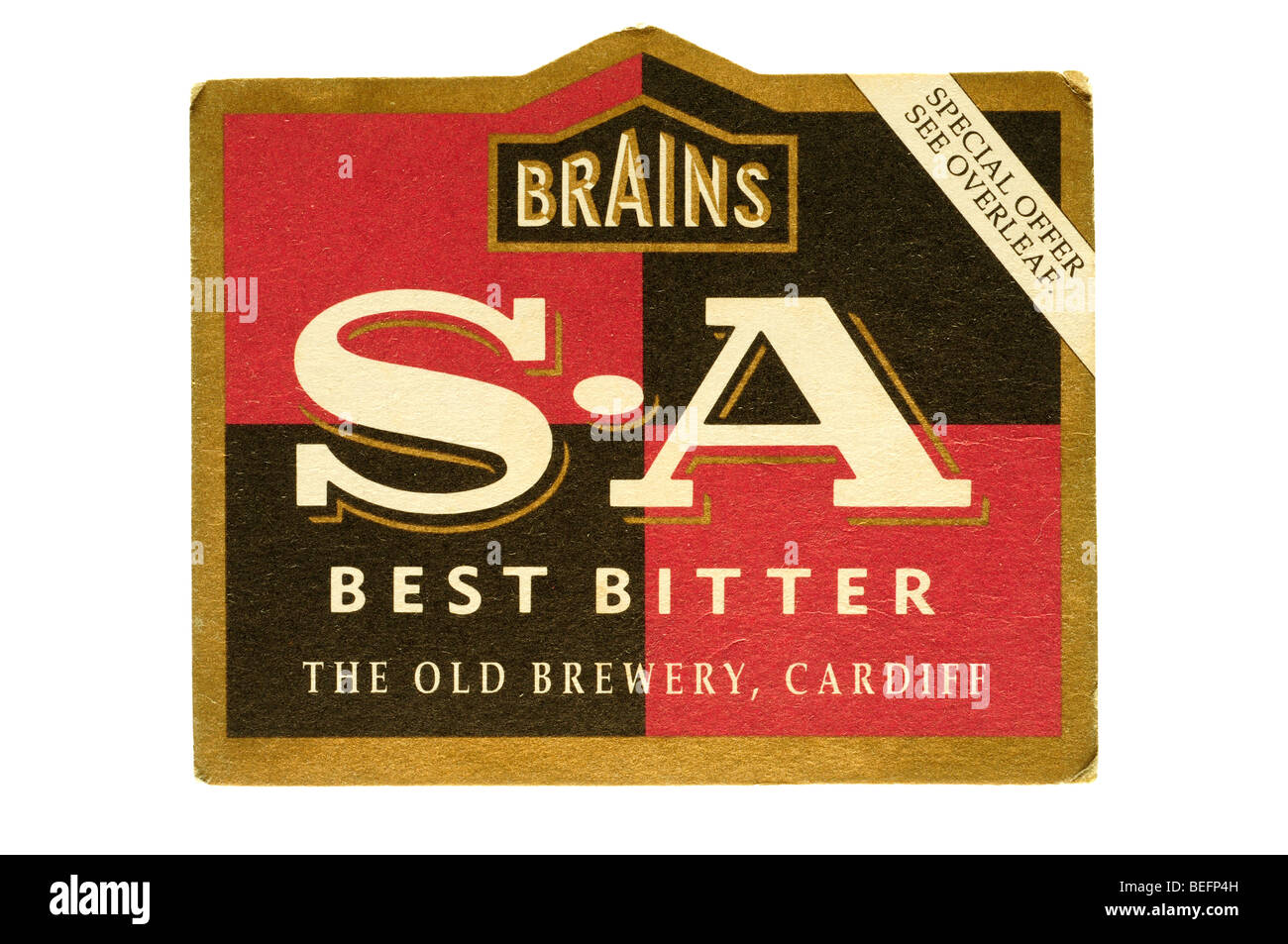 brains s a best bitter the old brewery cardiff Stock Photo - Alamy