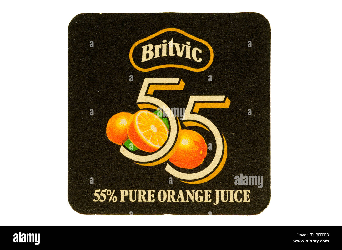 britvic 55 55% pure orange juice Stock Photo - Alamy