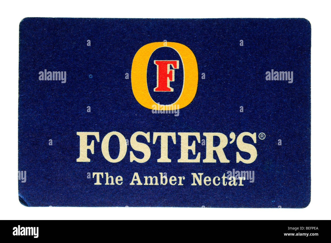 fosters the amber nectar Stock Photo - Alamy