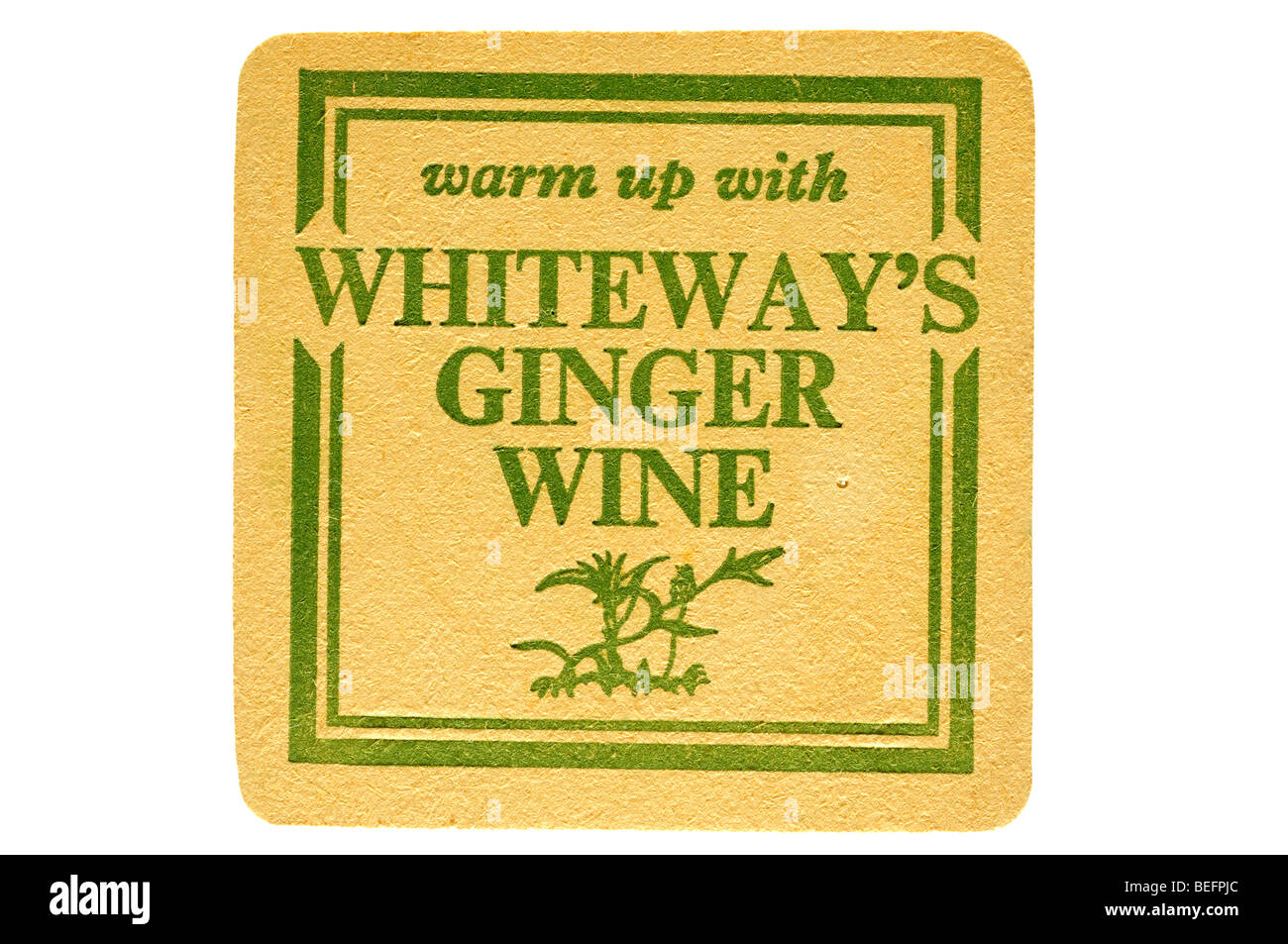 warm up with whiteways ginger wine Stock Photo - Alamy