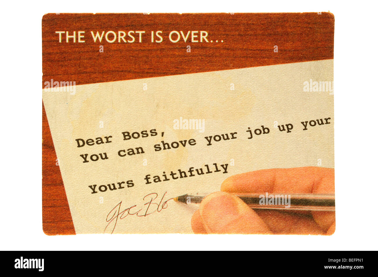 the worst is over Stock Photo - Alamy