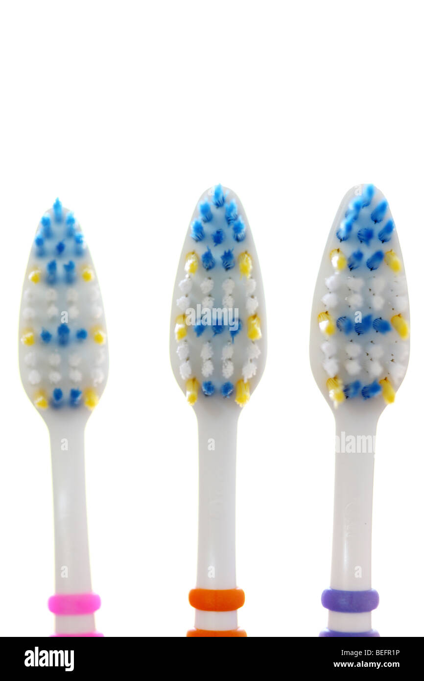 Toothbrush bristles coloured hi-res stock photography and images - Alamy