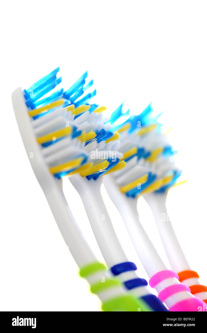 Toothbrush bristles coloured hi-res stock photography and images - Alamy