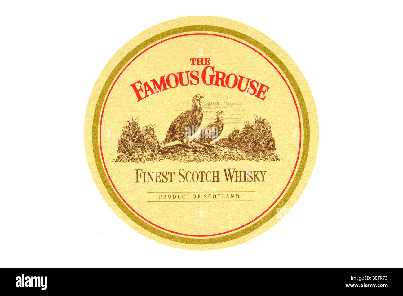 the famous grouse finest scotch whisky product of scotland Stock Photo ...