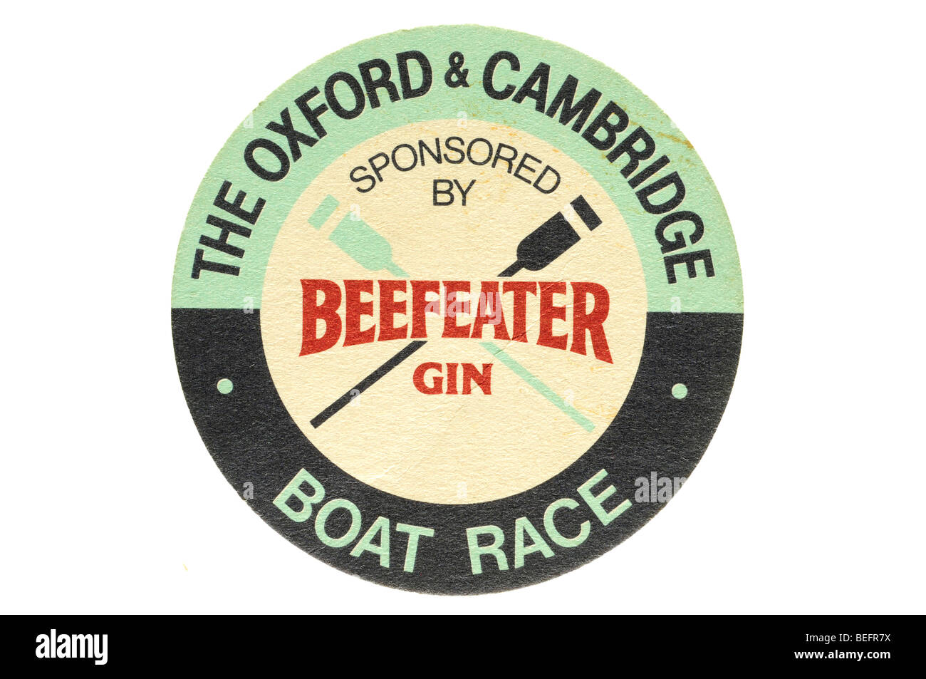 the oxford and cambridge boat race sponsored by beefeater gin Stock ...