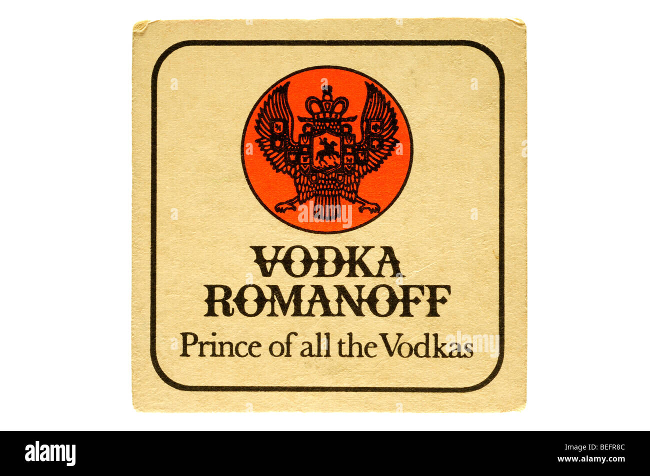 vodka romanof prince of all the vodkas Stock Photo - Alamy