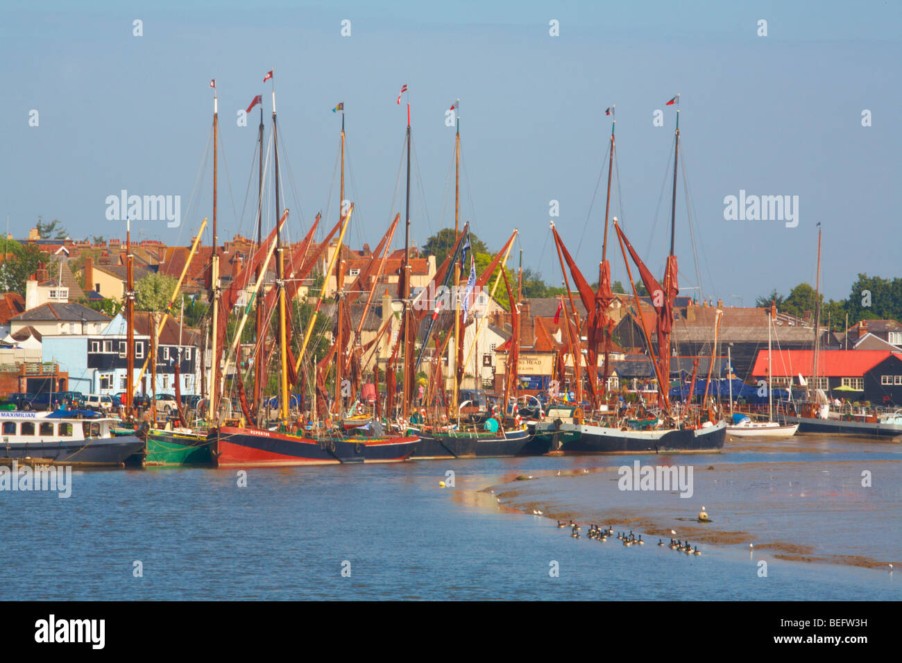 Great Britain England Essex Maldon River Blackwater Hythe Quay Thames ...