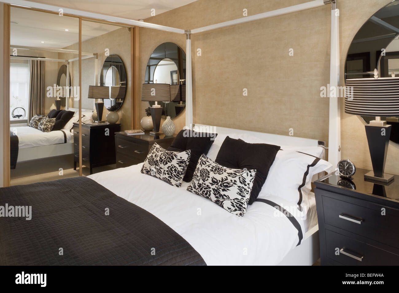 Bedroom. 2009 interior design Stock Photo - Alamy
