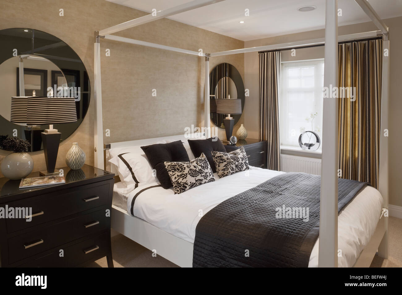 Bedroom. 2009 interior design Stock Photo - Alamy