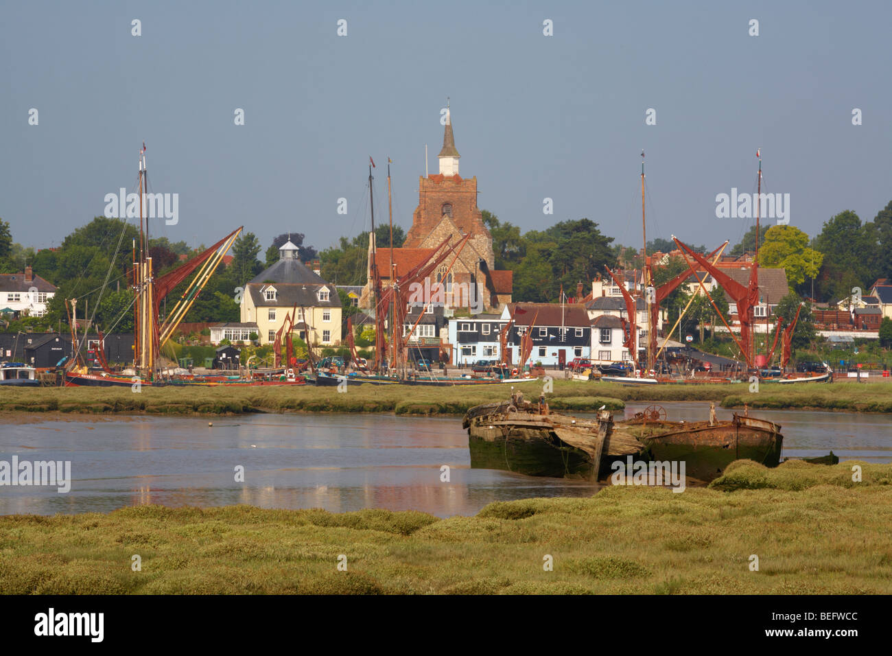 Great Britain England Essex Maldon River Blackwater Hythe Quay ...