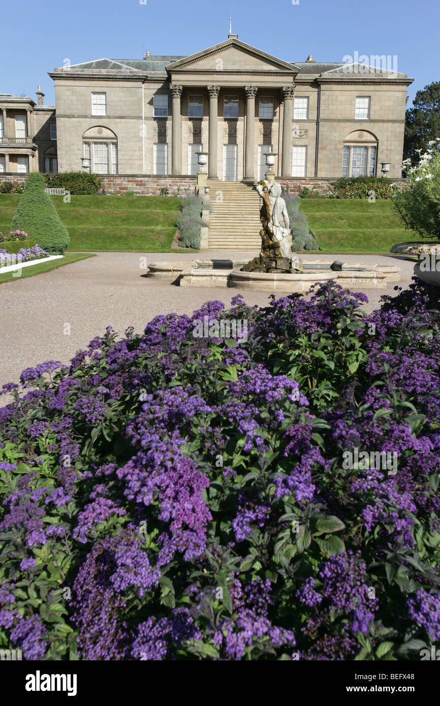 Estate of Tatton Park, England. The 18th century Samuel Wyatt designed ...