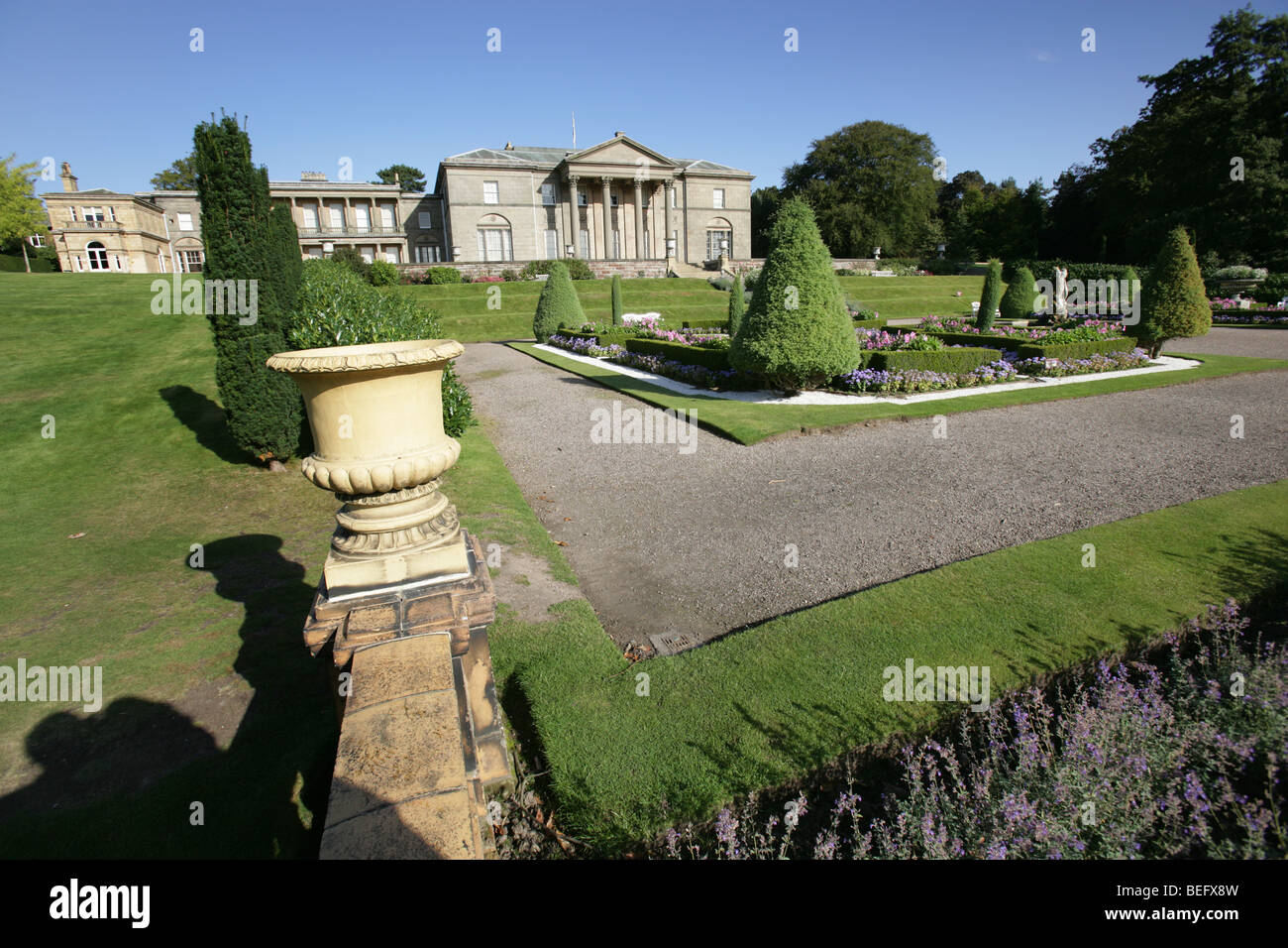 Estate of Tatton Park, England. The 18th century Samuel Wyatt designed ...