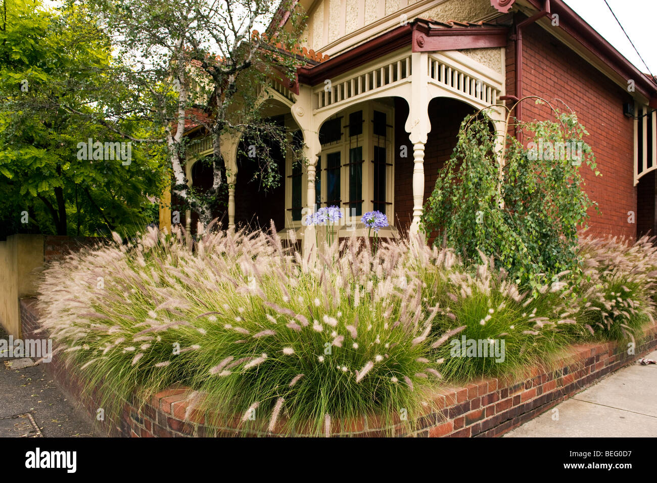 Front of traditional colonial style townhouse property in South Yarra ...