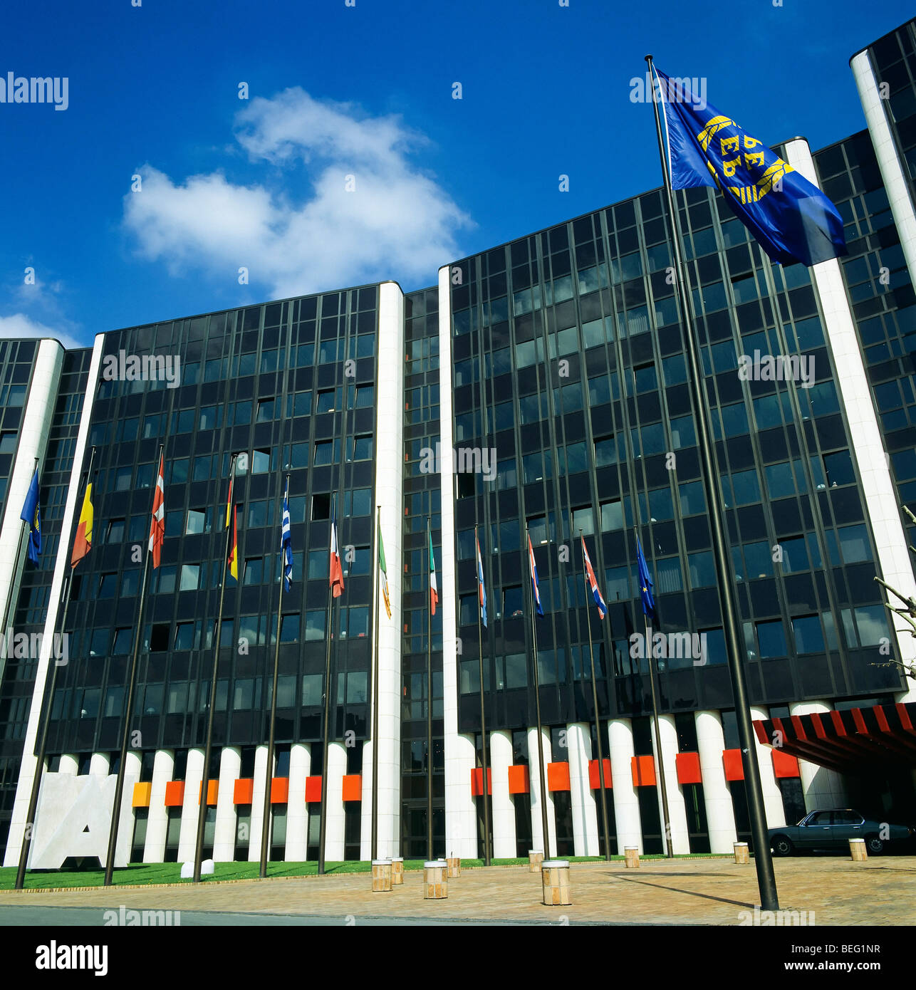 Winston Churchill building, European Parliament, Strasbourg, Alsace ...