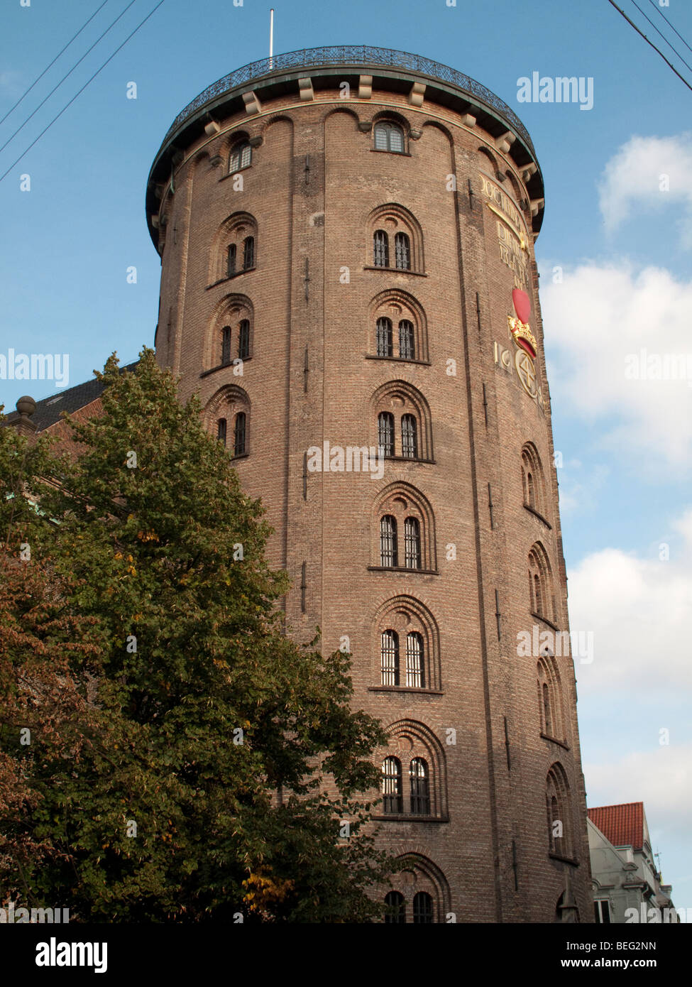 The Round Tower (Rundetorn). Copenhagen, Denmark, Scandinavia Stock ...