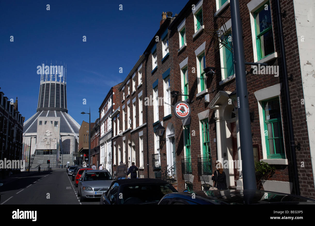 Hope street georgian architecture leading to liverpools metropolitan ...