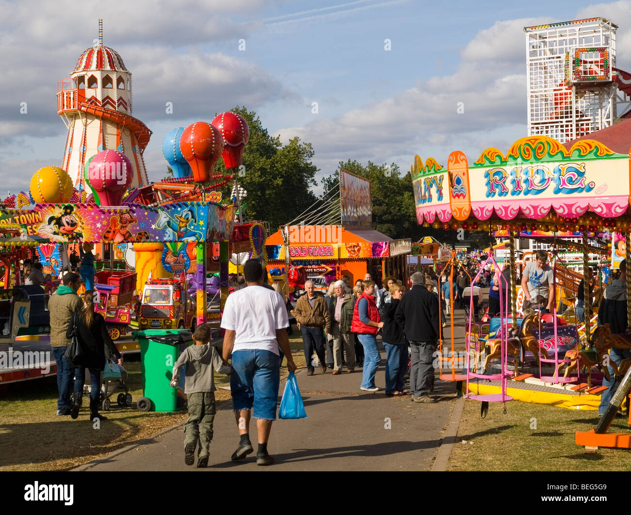 The Goose Fair in Nottingham, Nottinghamshire England UK Stock Photo ...
