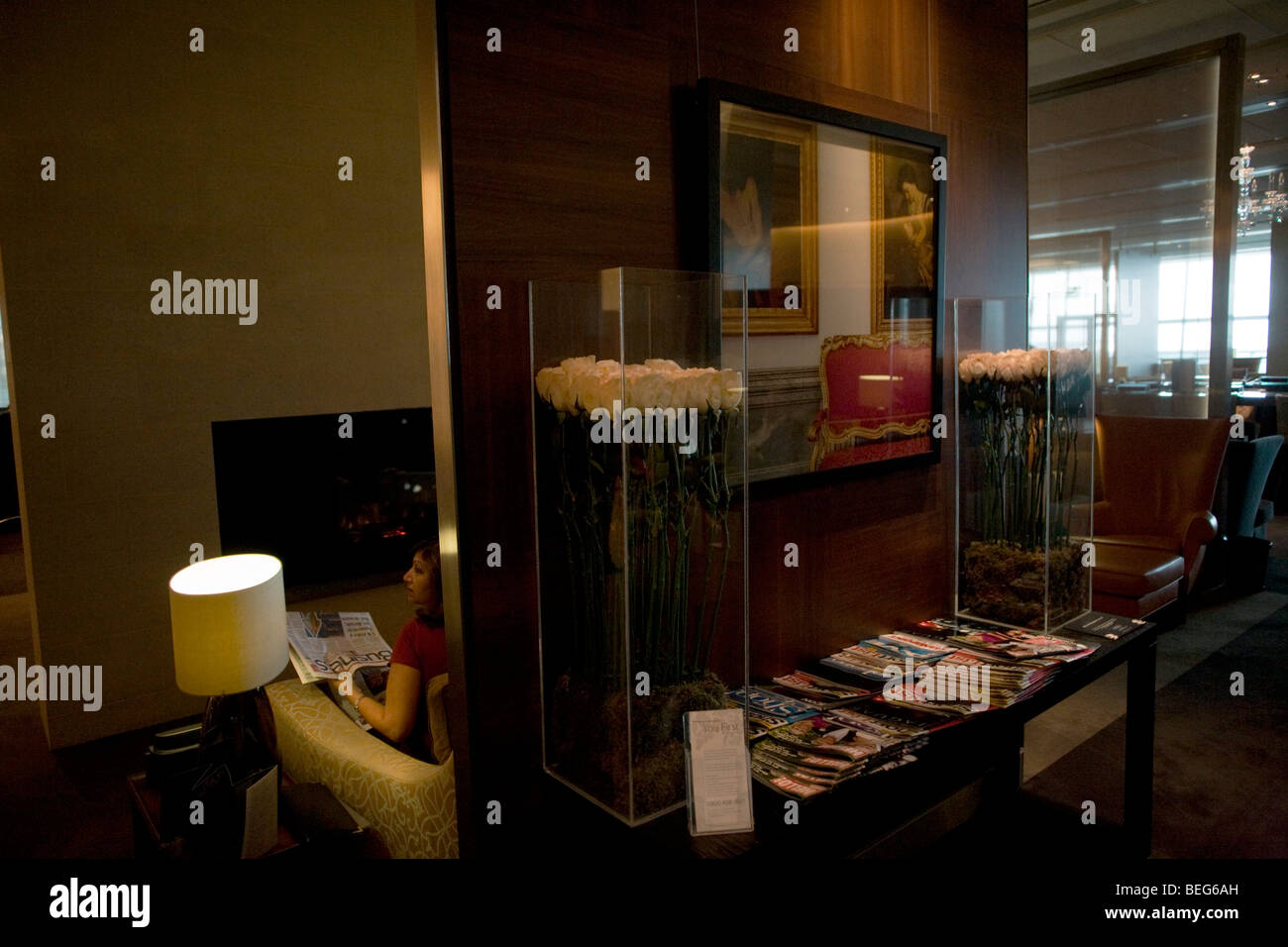 Opulent calm in the British Airways Concorde Room for First Class ...