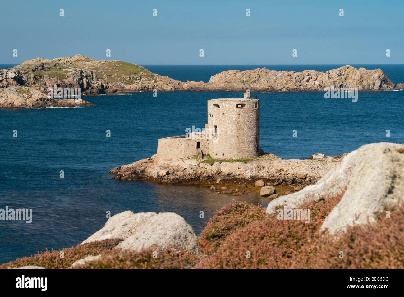 Cromwell’s Castle, Tresco, Isles of Scilly Stock Photo - Alamy
