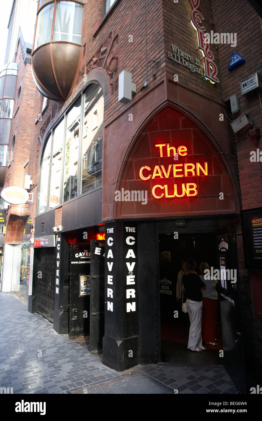 the new cavern club in mathew street in liverpool city centre ...