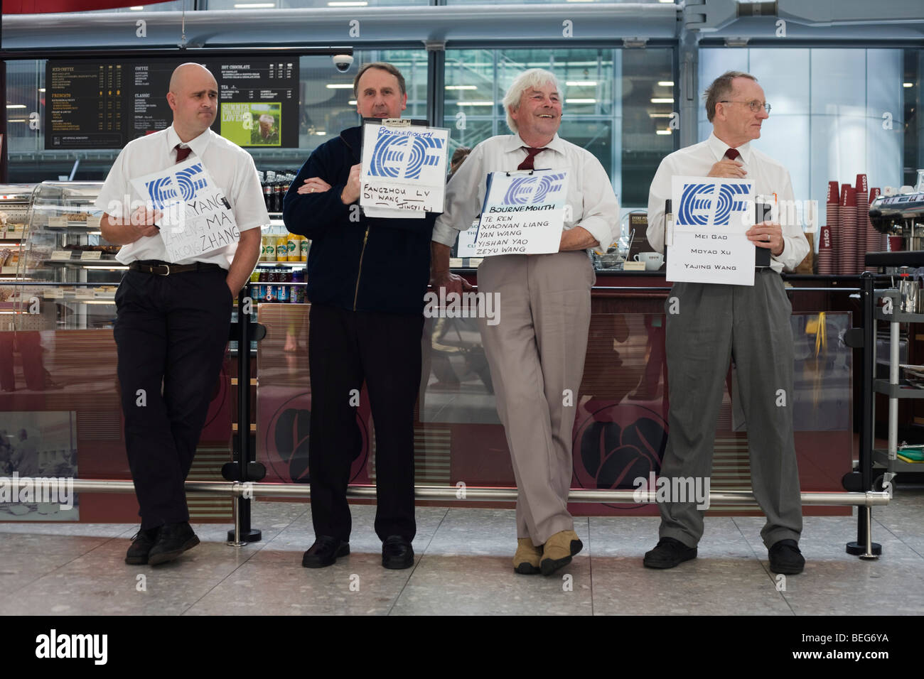 Baa heathrow airport flight arrivals hi-res stock photography and ...