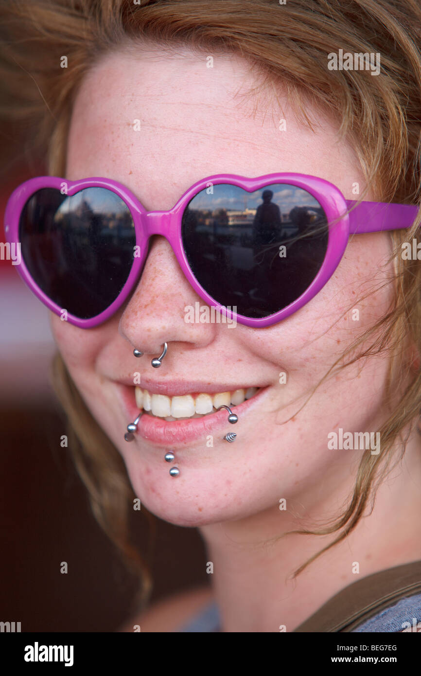 Face Piercings High Resolution Stock Photography and Images - Alamy