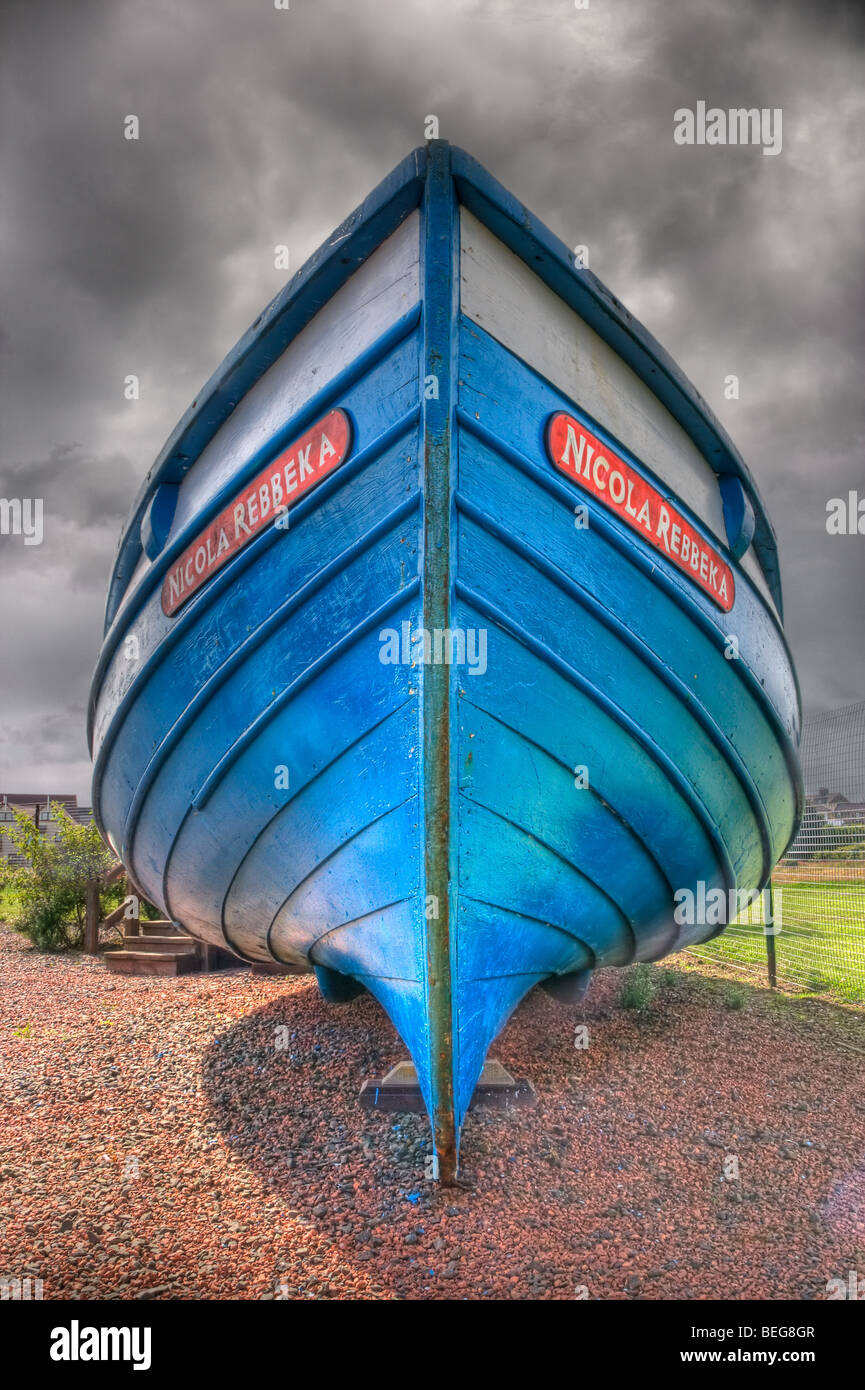 Old coble boat hi-res stock photography and images - Alamy