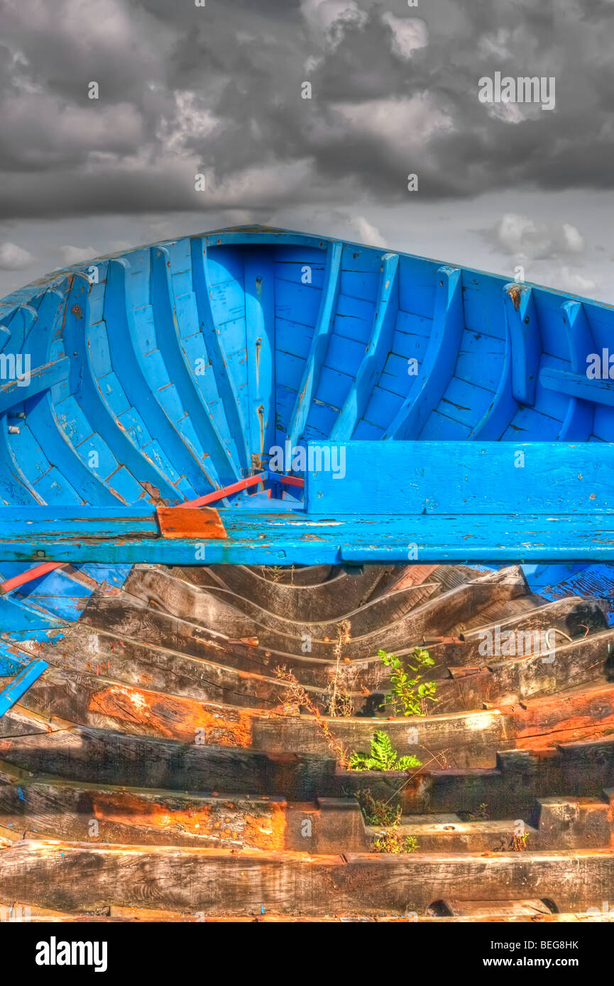 Old coble boat hi-res stock photography and images - Alamy