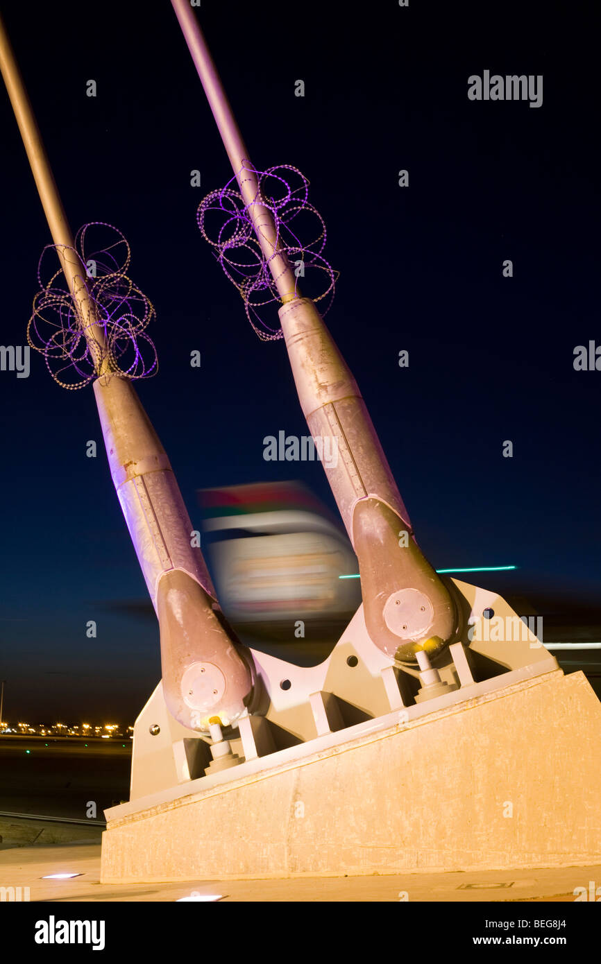 One of three footing support struts belonging to Heathrow Airport's new ...