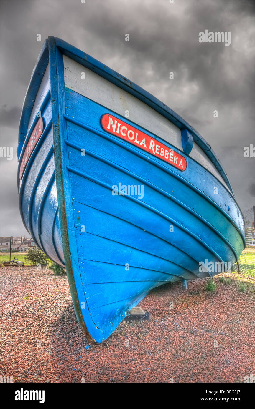 Old coble boat hi-res stock photography and images - Alamy