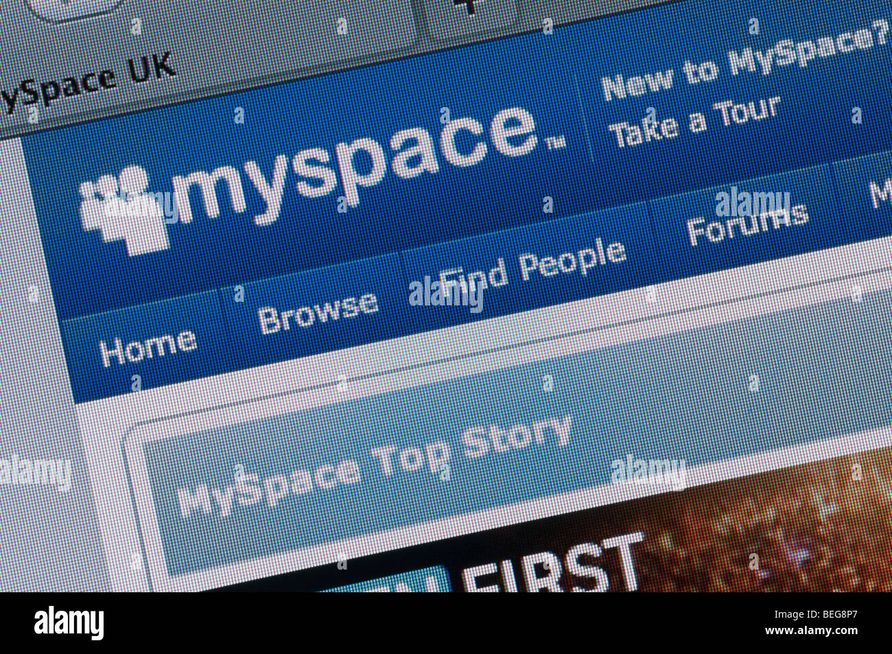 Myspace hi-res stock photography and images - Alamy