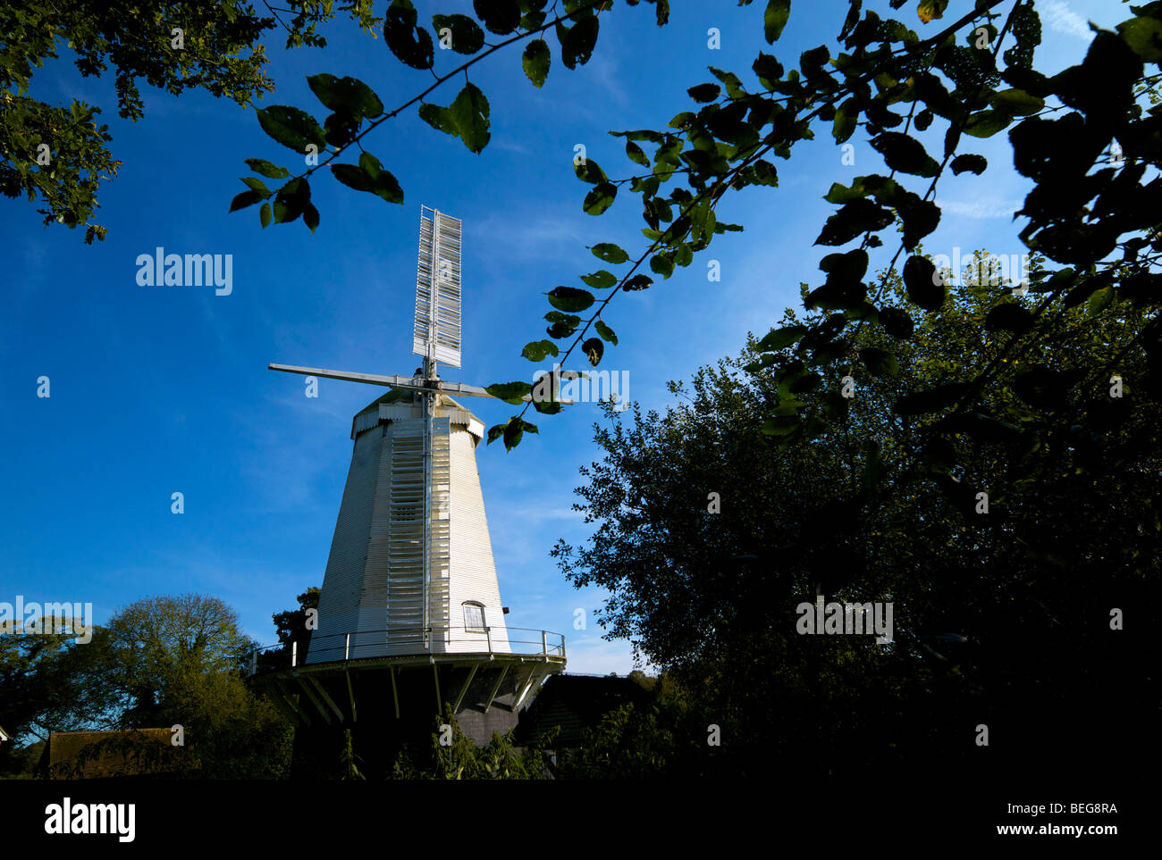 Shipley windmill in West Sussex UK once owned by Hilaire Belloc Stock ...