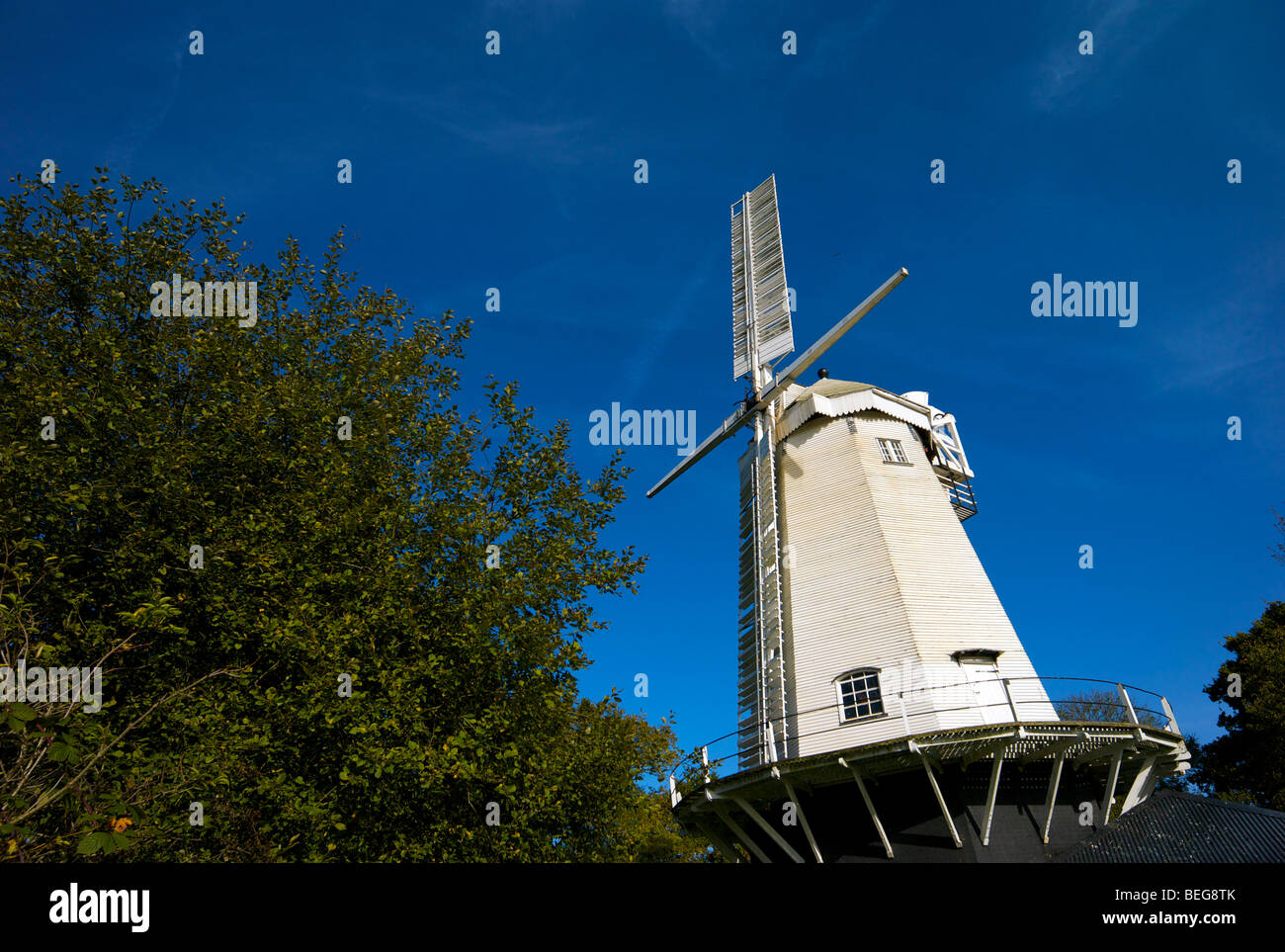 Shipley windmill in West Sussex UK once owned by Hilaire Belloc Stock ...