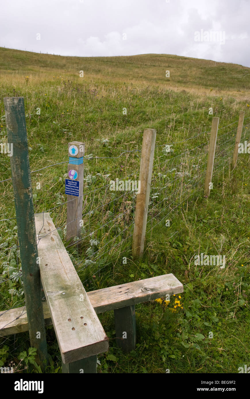The Vatersay Coastal Path and walking route, Isle of Vatersay, Outer ...