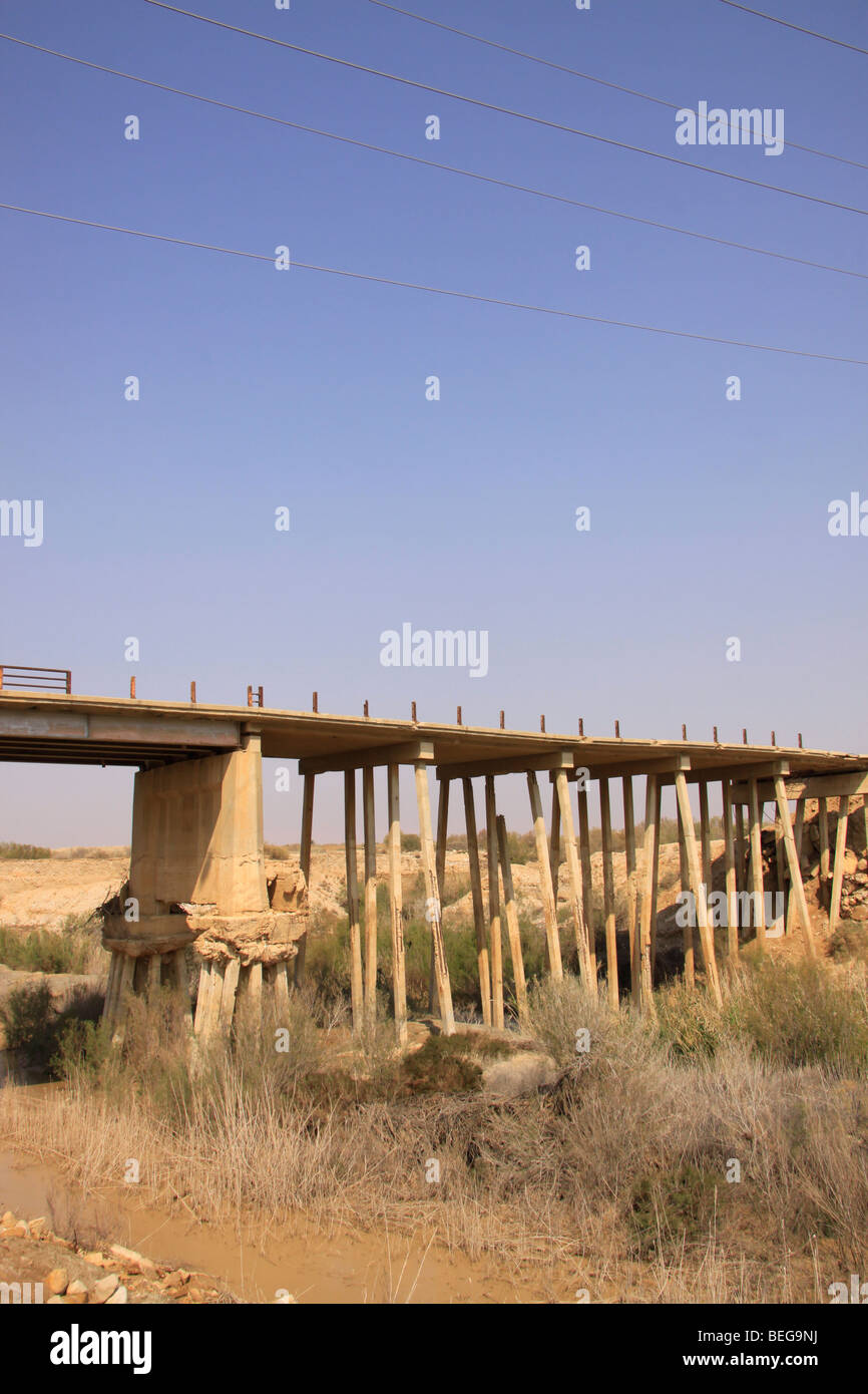 Jordan Valley, Abdullah Bridge over the Jordan River Stock Photo - Alamy