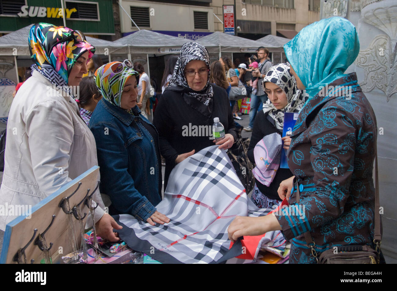 Turkish-Americans and visitors enjoy displays of Turkish culture at a ...