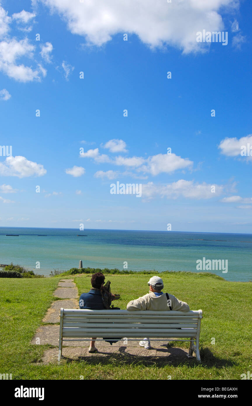 Arromanches beach( D. Day landing beach at Second World). Arromanches ...