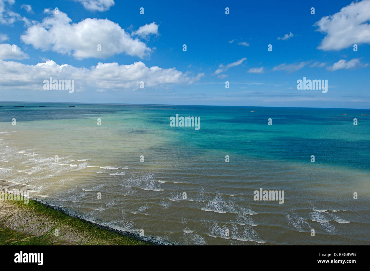 Arromanches beach( D. Day landing beach at Second World). Arromanches ...