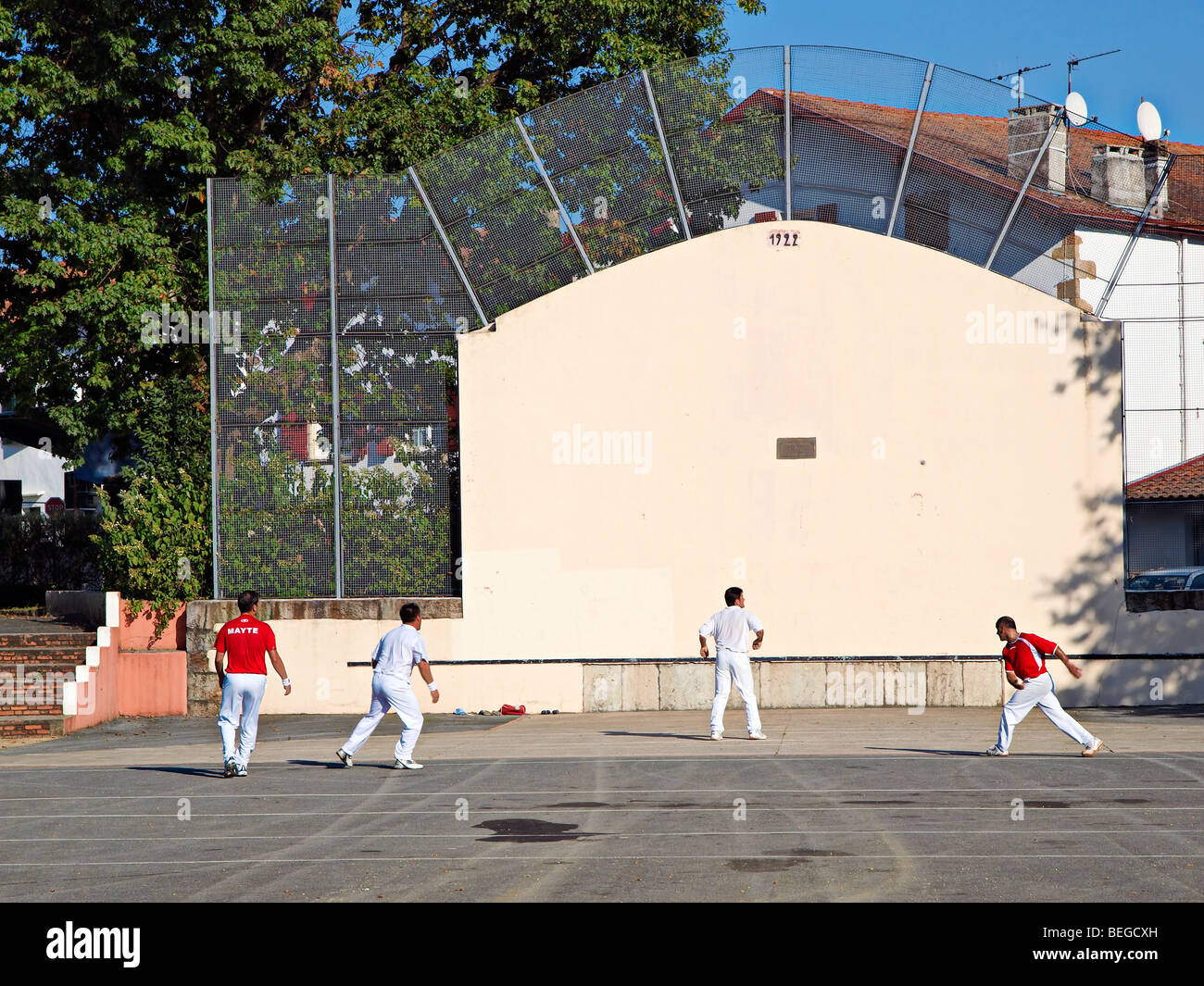Hand pelota in the Basque country, France Stock Photo - Alamy