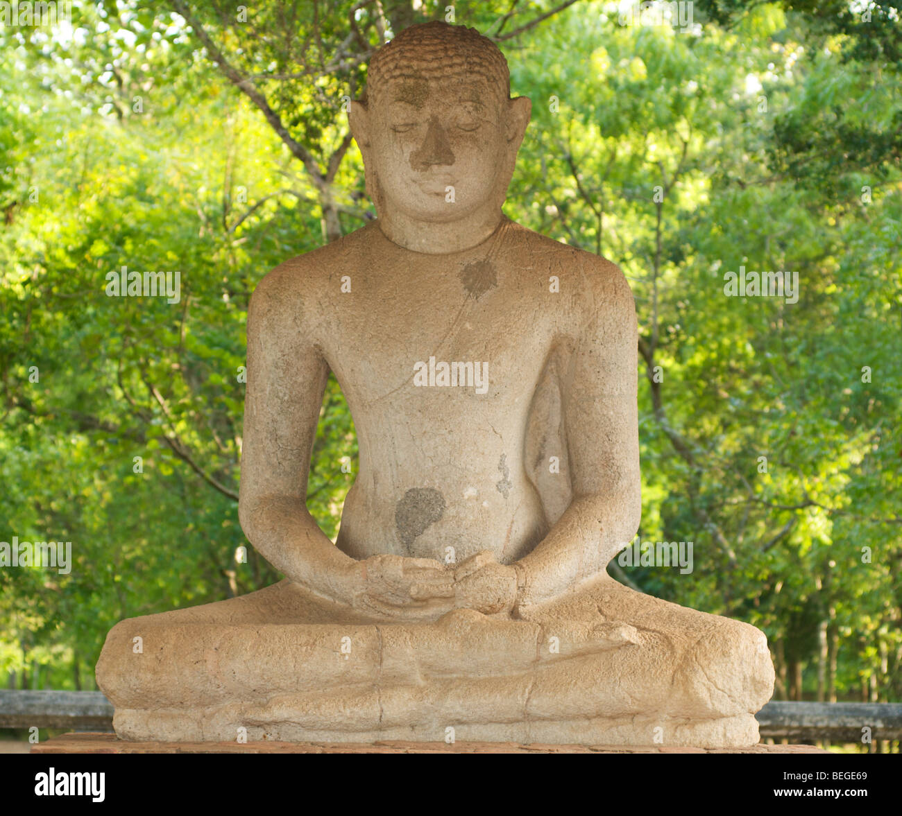 Samadi Buddha statue in Anuradapura Sri Lanka Stock Photo - Alamy