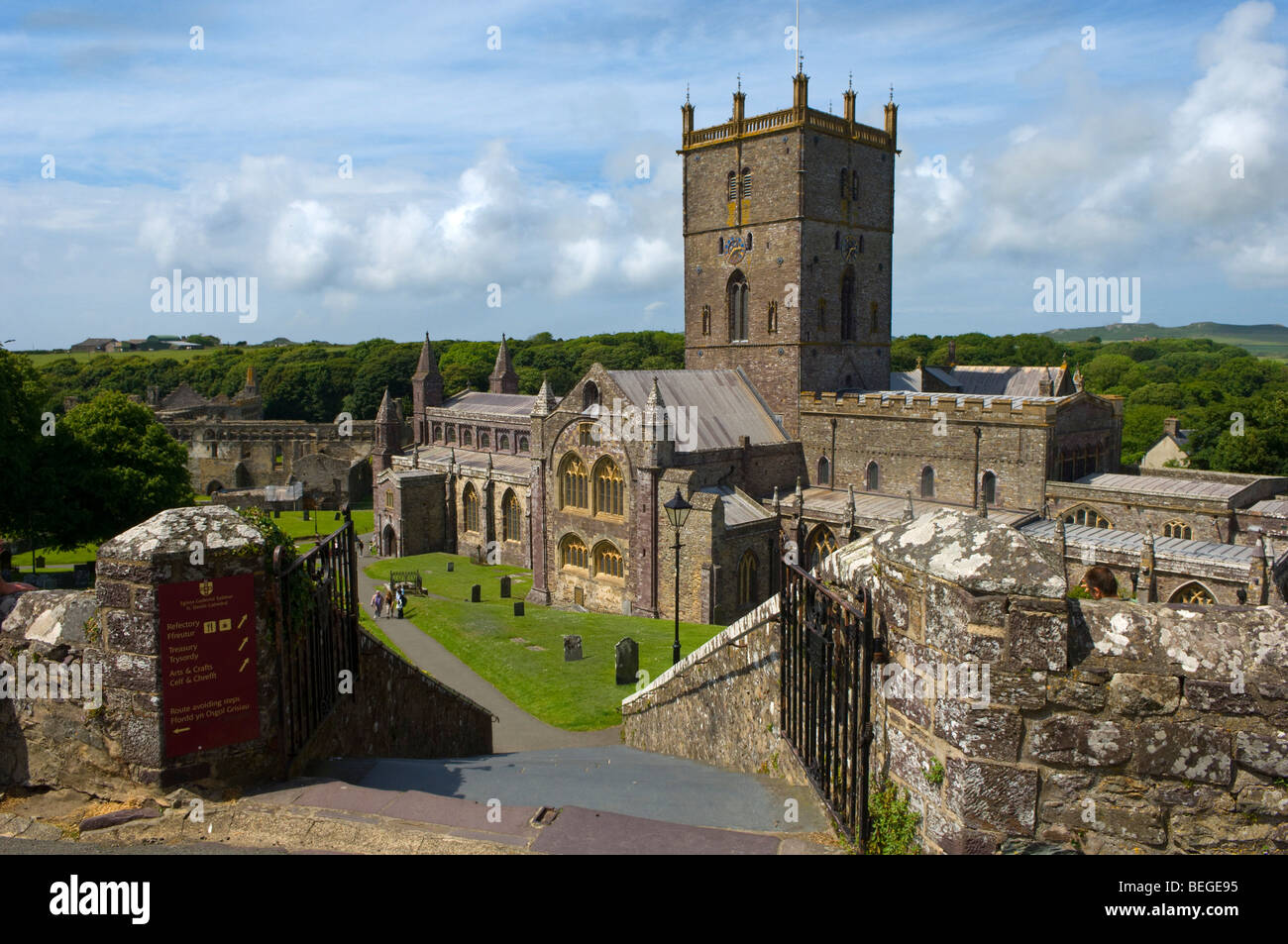 Saint David's Cathedral, St Davids,Wales, United Kingdom Stock Photo ...